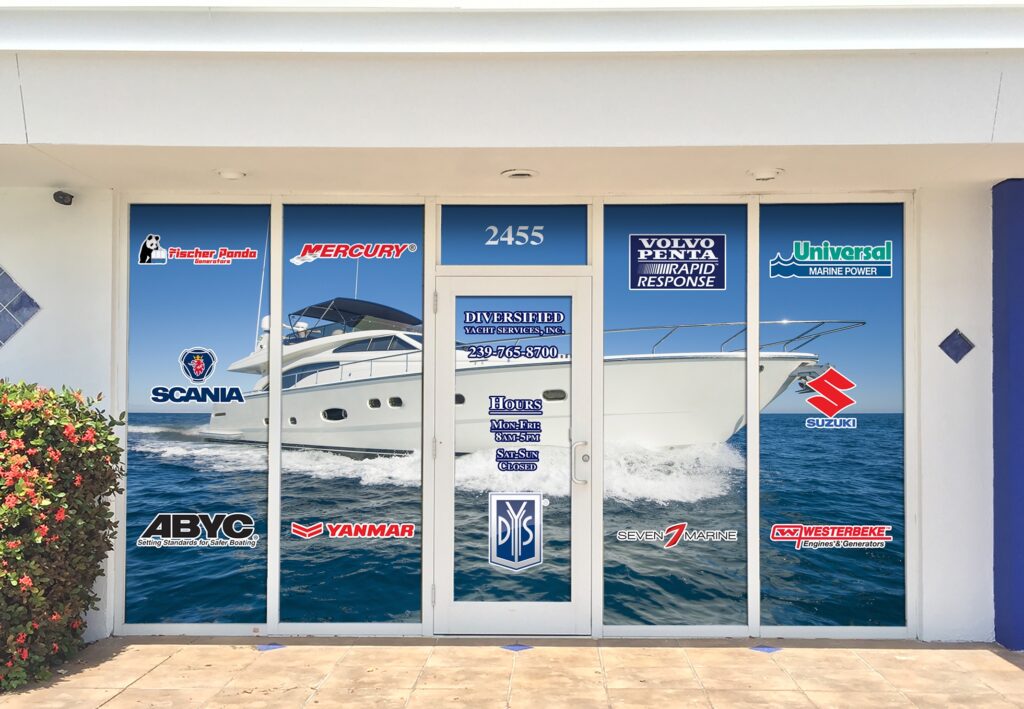 Vinyl Window Lettering and Signs, Vinyl Door Graphics | Sign On