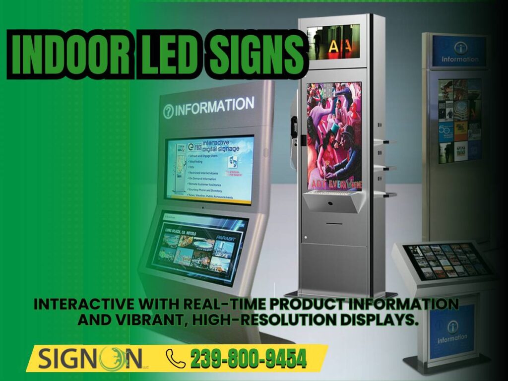 Boost Customer Sales with Indoor LED Signage | Signs and LEDs
